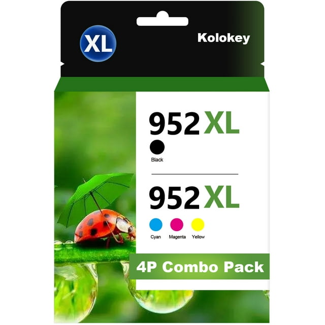 952XL Ink Cartridges Combo Pack Replacement for HP 952 XL Compatible ...