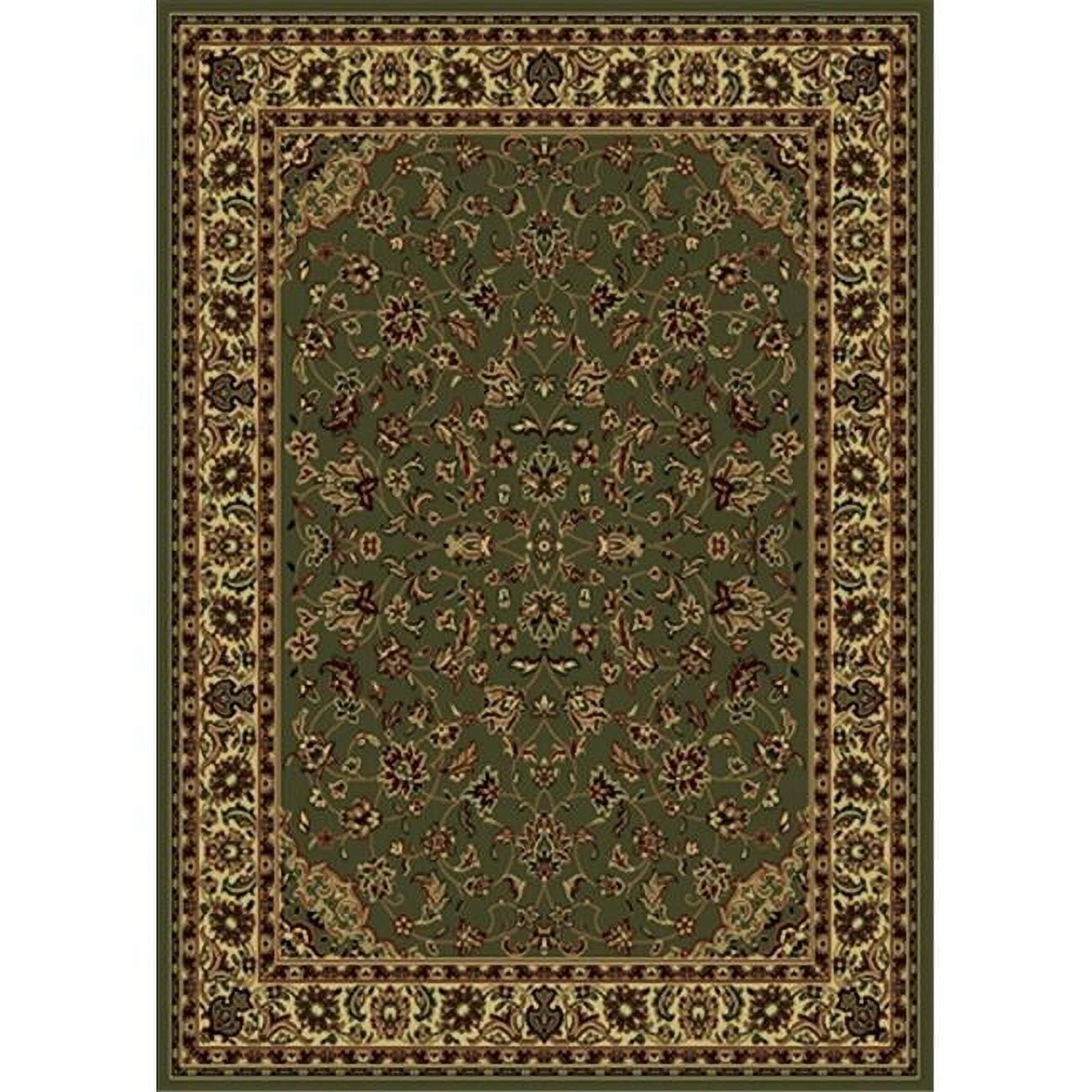 953-1217-SAGE Castello Rectangular Sage Green Traditional Italy Area ...