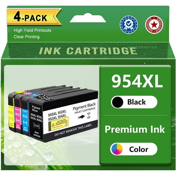 954XL 954 XL Ink Cartridges Compatible for HP OFFICEJET 7740 PRO8210 ...
