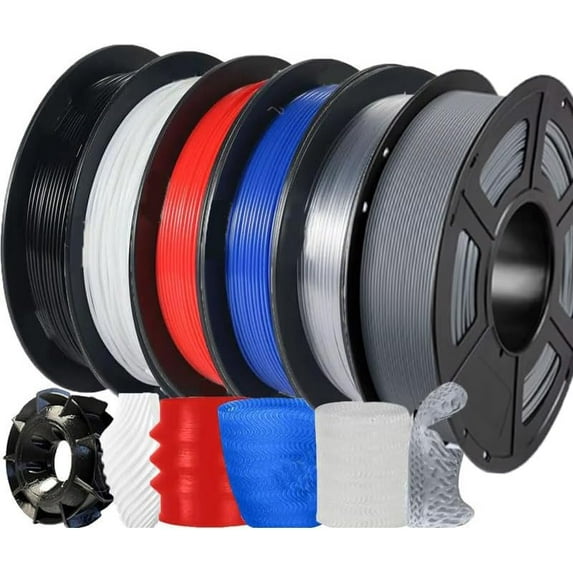 95A Flexible Soft TPU 3D Printer Filament Bundle 1.75mm Filajoy3D TPU ...