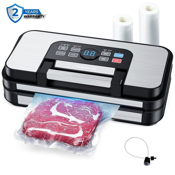 95kpa Vacuum Sealer, Commercial Fully Automatic Food Sealer, Powerful ...