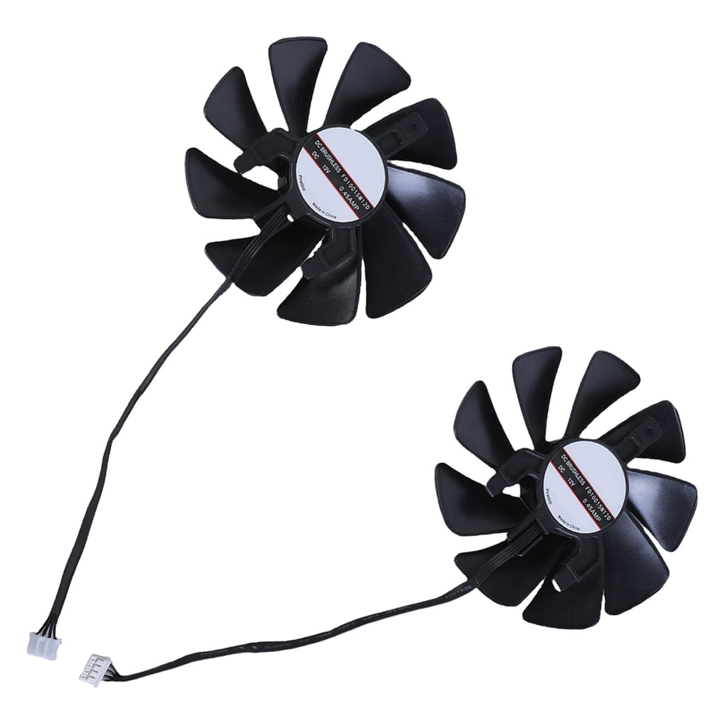 95mm 12V 4Pin Graphics Card Cooling Fan for RX580 2048SP 8G Coolers VGA Fan as Fan Replacement ...