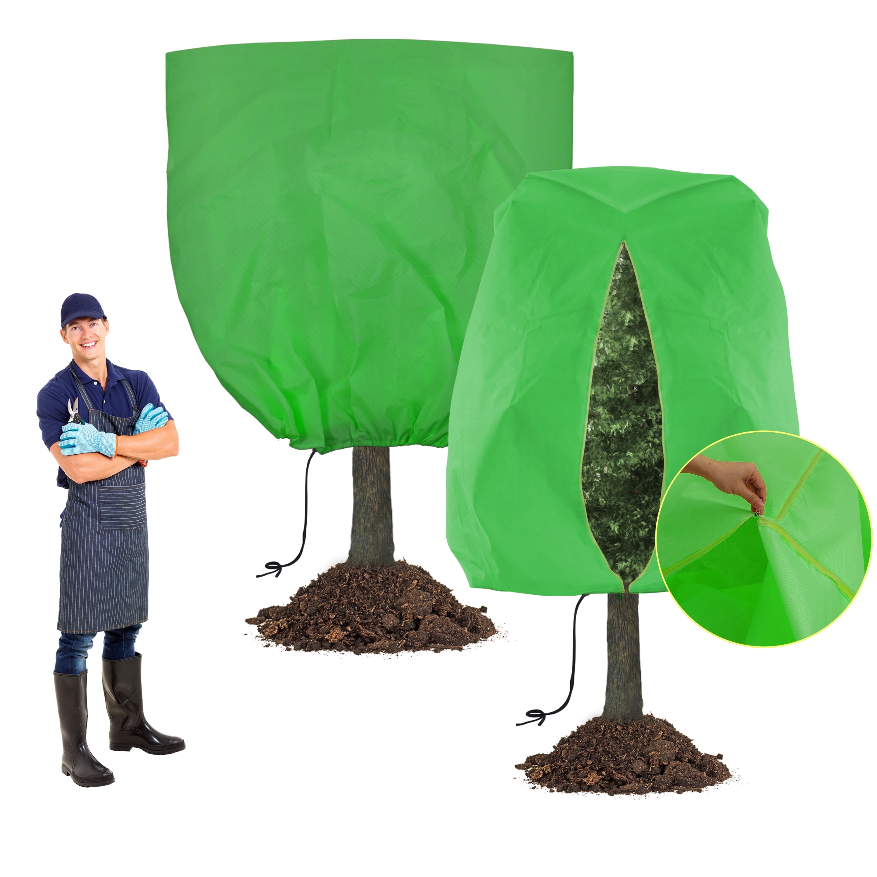 95x80 Inch Huge Plant Covers Freeze Protection Frost Cloth for Outdoor ...