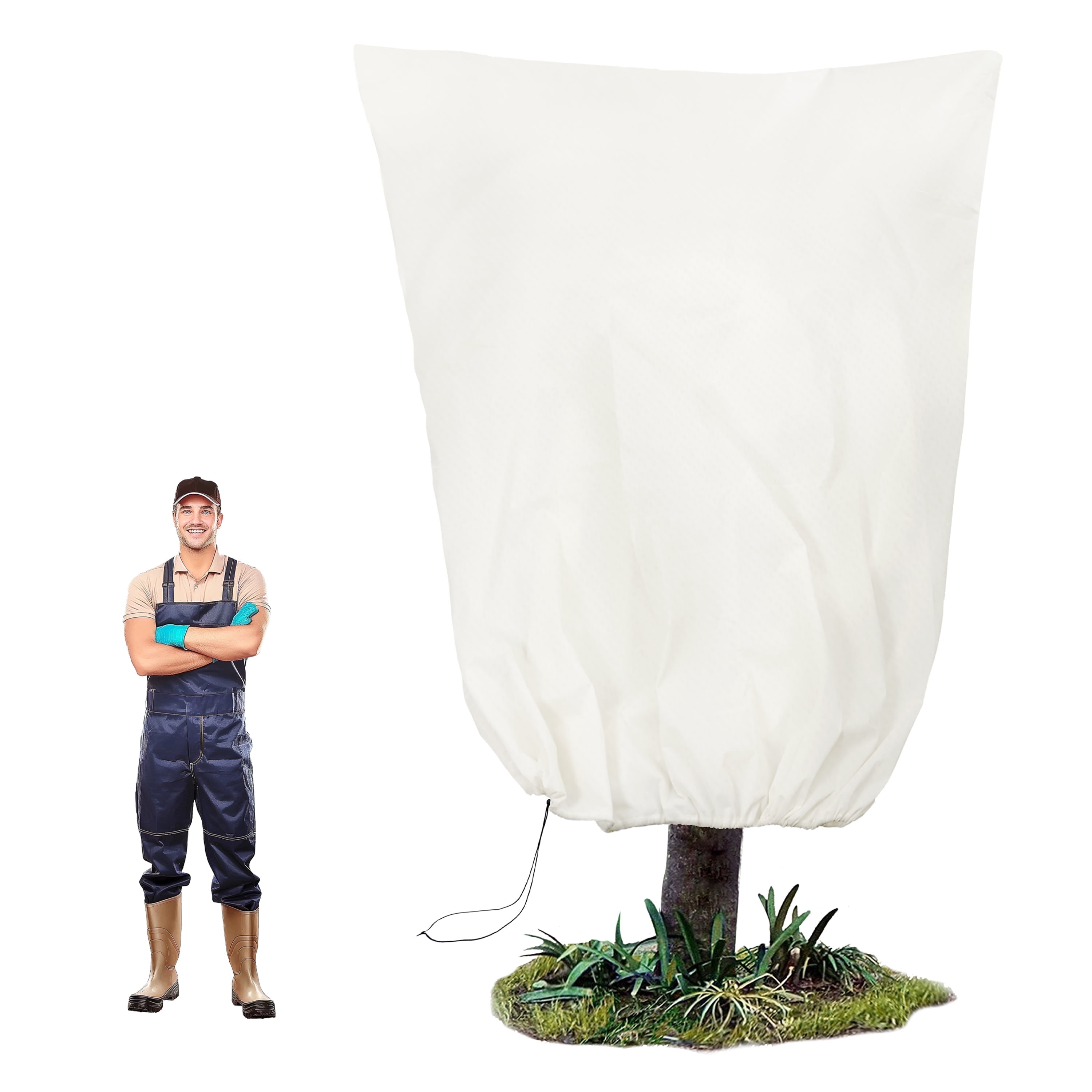 95x80 Inch Huge Plant Covers Freeze Protection Frost Cloth for Outdoor ...