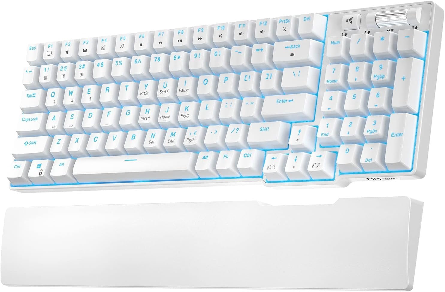 96 90% Triple Mode BT5.0/2.4G/USB-C Hot Swappable Mechanical Keyboard ...