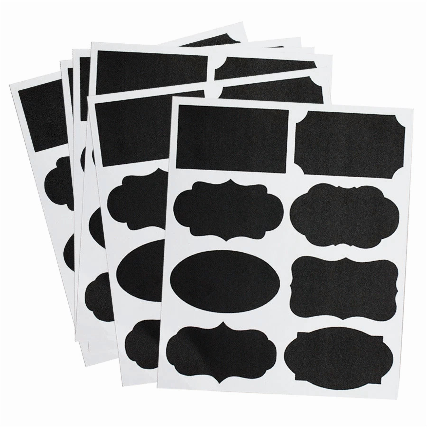 96 Chalkboard Labels Stickers - 12 Sheets - Walmart.com