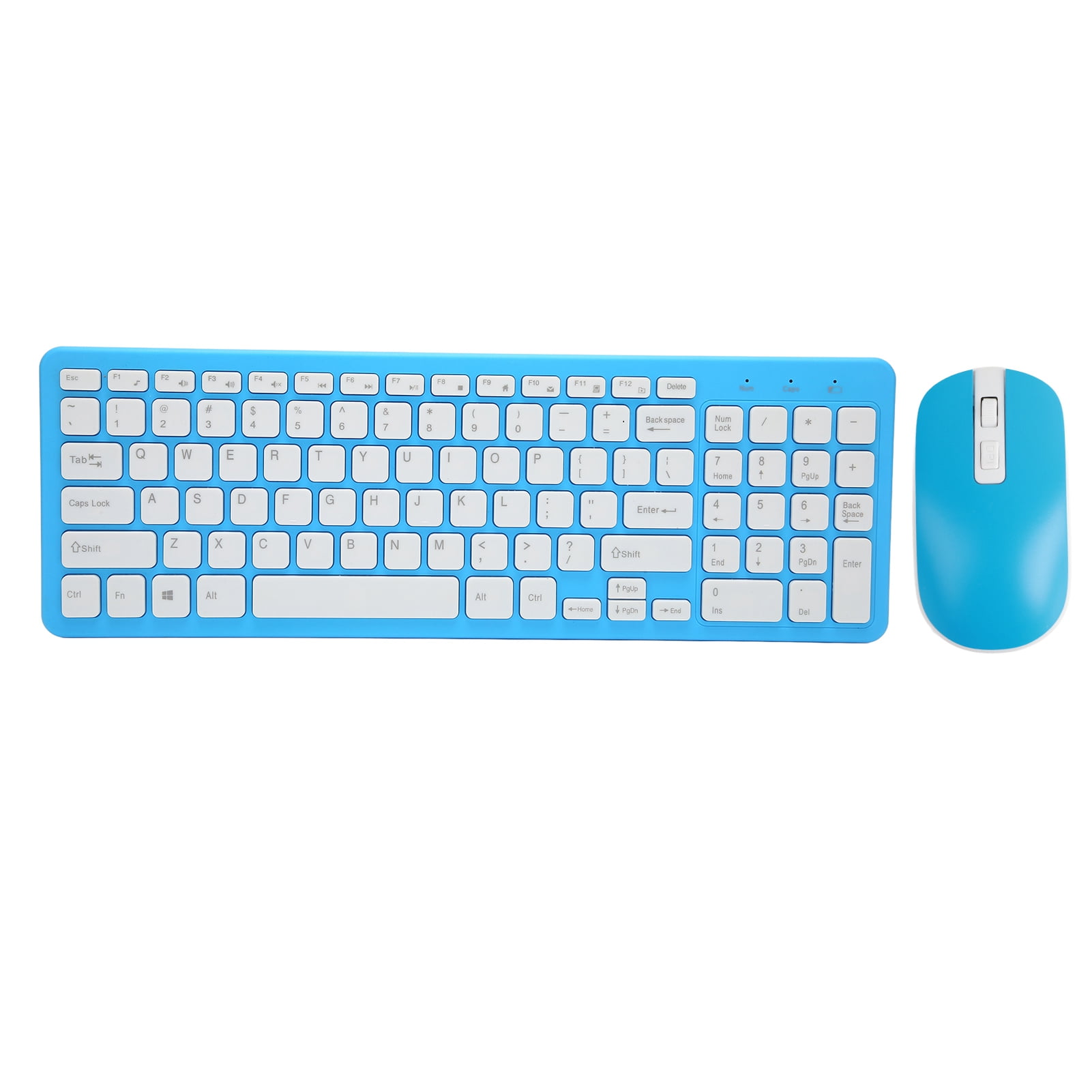 96 Key Wireless Keyboard Mouse Combo 10 Meters Transmission Fade ...