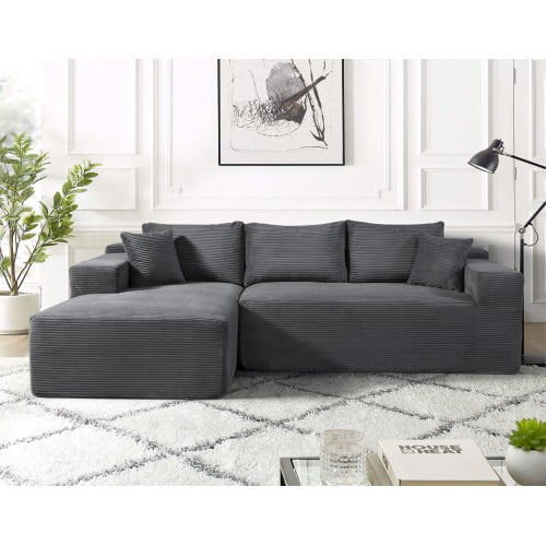 96" Modular Sectional Sofa, Oversized Chaise Lounge, Minimalist ...