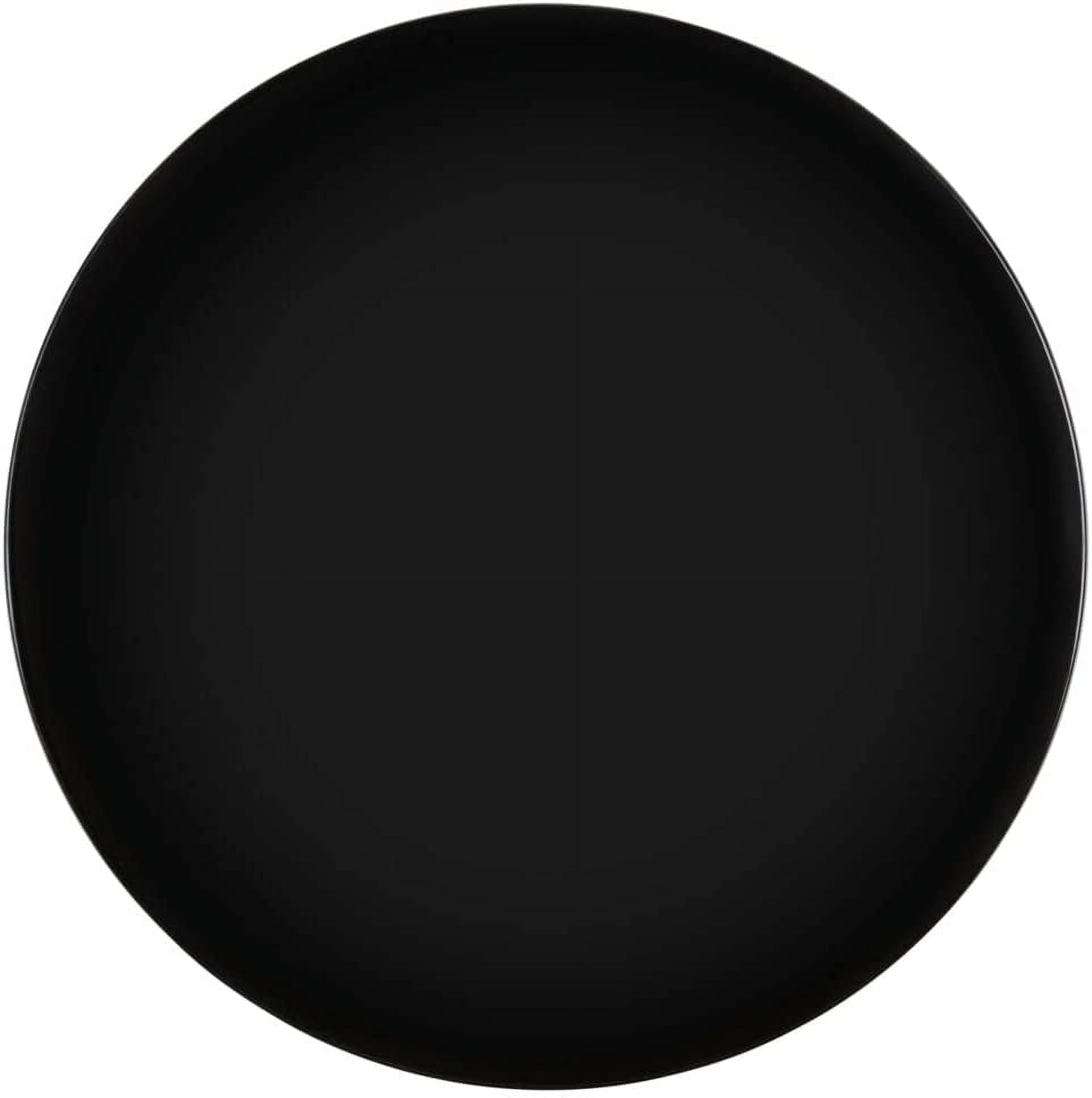 (96 PACK) EcoQuality 13" inch Round Charger Hammered Black Plastic ...