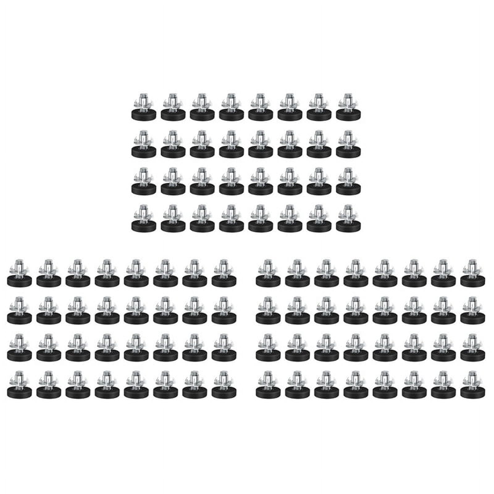 96 PCS M6 Thread Adjustable Furniture Levelers Screw in Chair Feet ...