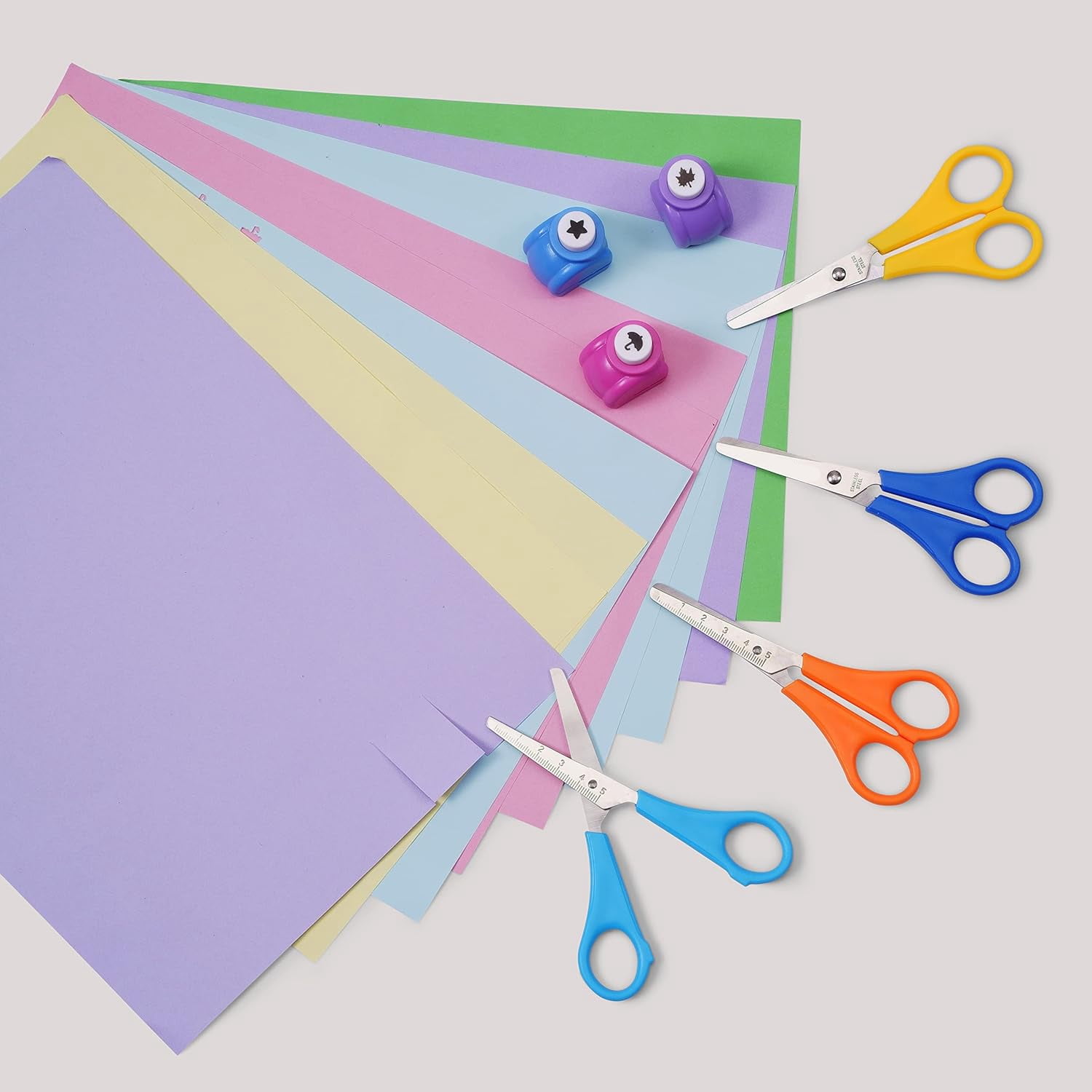 96 Pack Blunt Tip Scissors, 6 Assorted Colors for Cutting Paper and ...