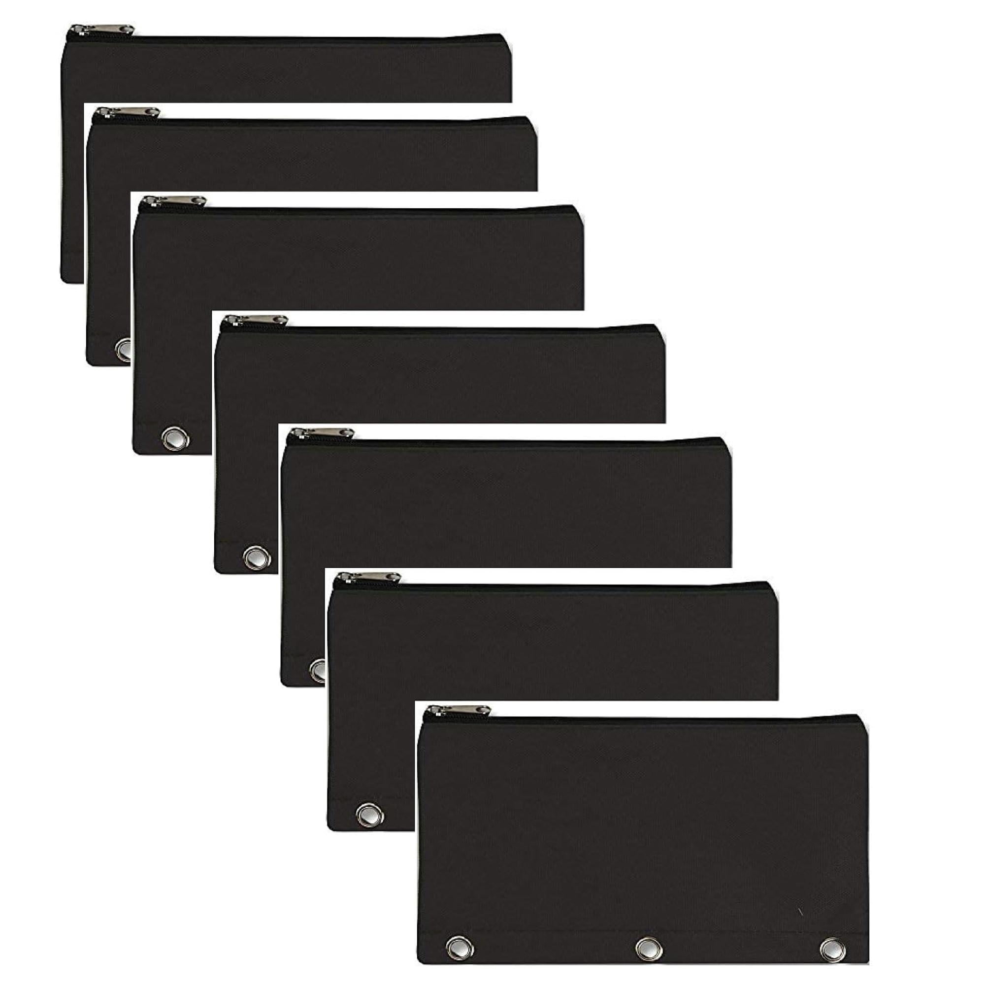 96 Pack of Bulk Wholesale Large 3 Ring Binder Solid Color Zippered ...