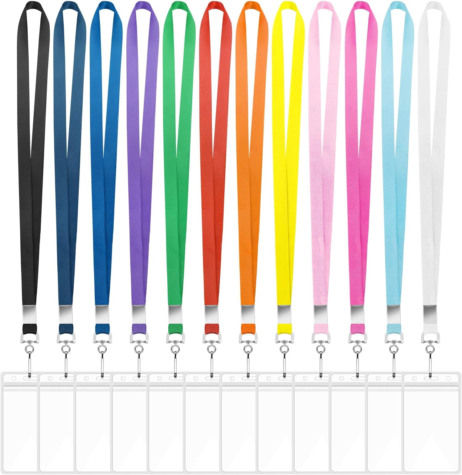 96 Pack Lanyards for ID Badges Cruise Lanyard for Ship Cards with ID ...