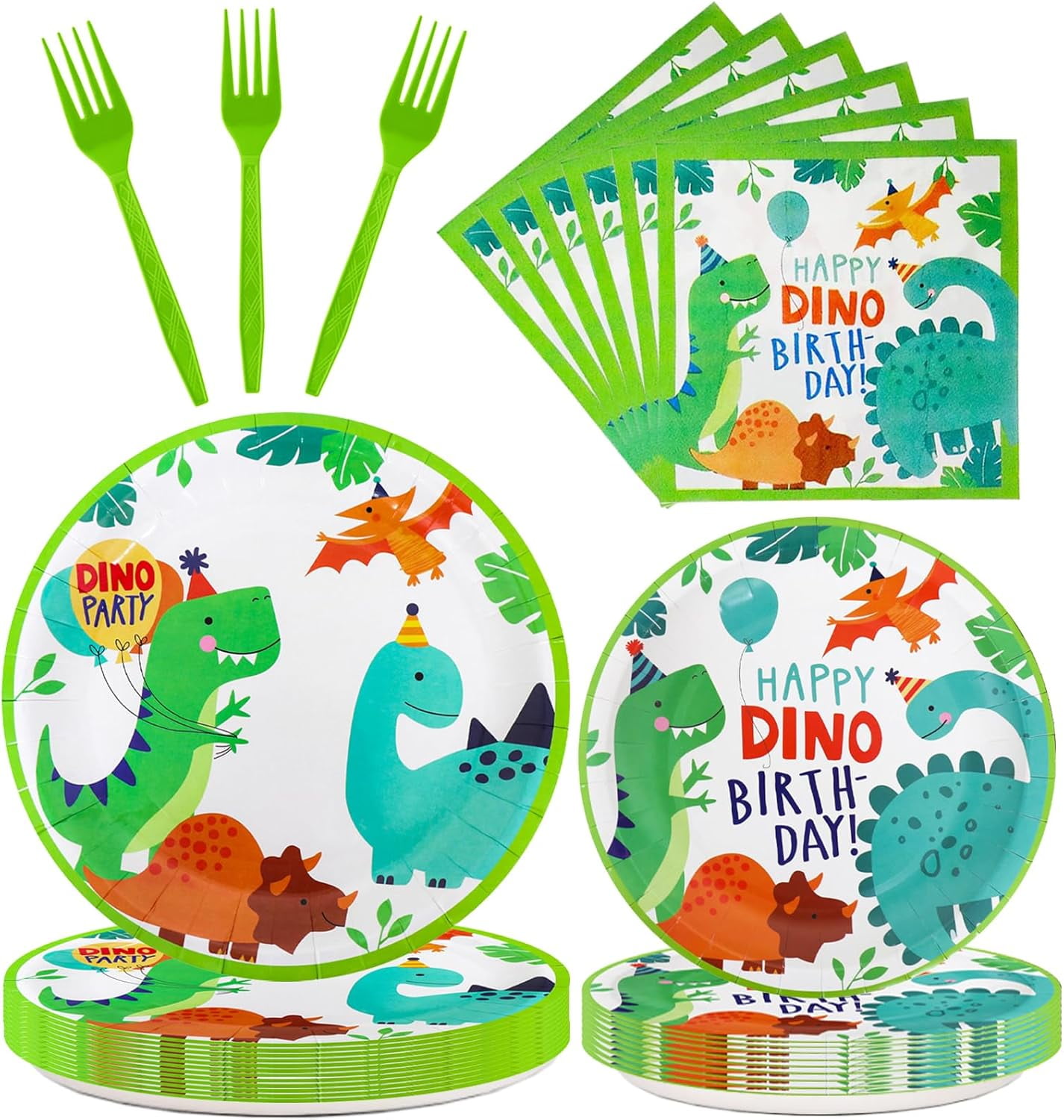 96 Pcs Birthday Party Decorations Set, Party Supplies Including Paper ...