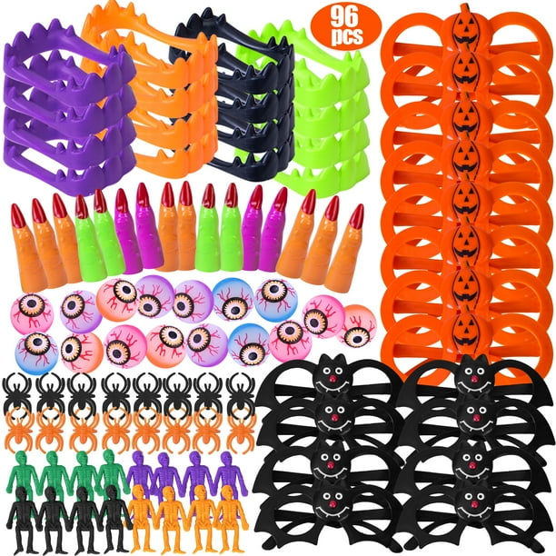 96 Pcs Halloween Party Favors, Halloween Toys for Kids for Gifts ...