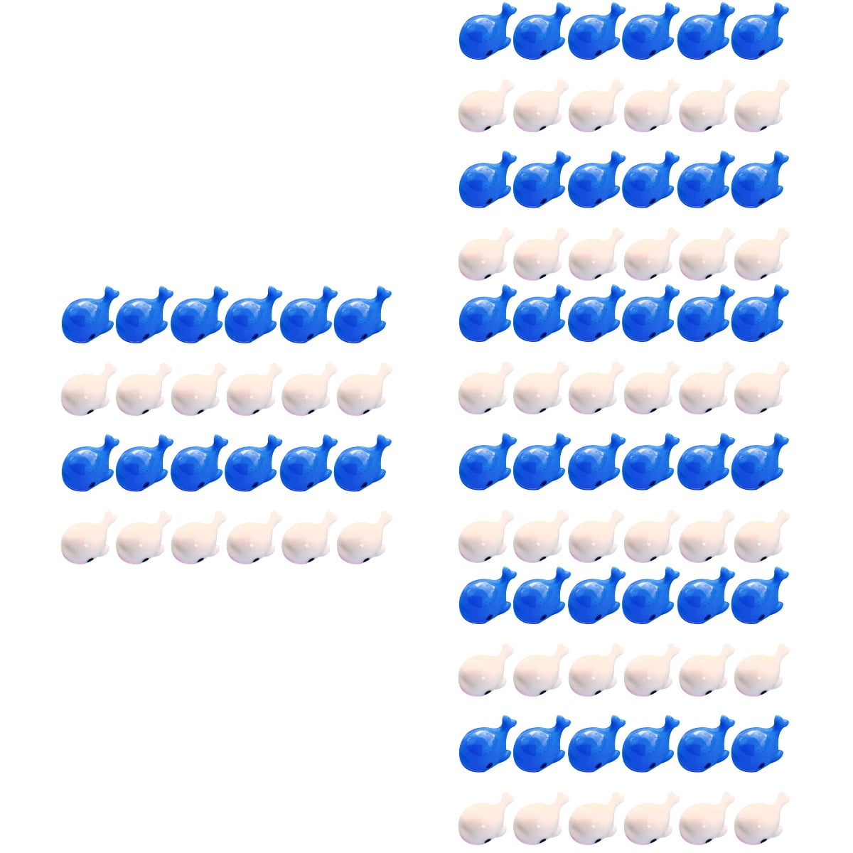 96 Pcs Mini Resin Dolphins Ocean Mini Resin Animals Figurines Miniature ...