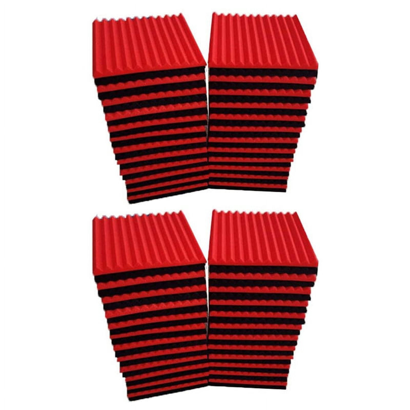 96 Pcs Sound Insulation Board Acoustic Panel Studio Foam Wedge ...