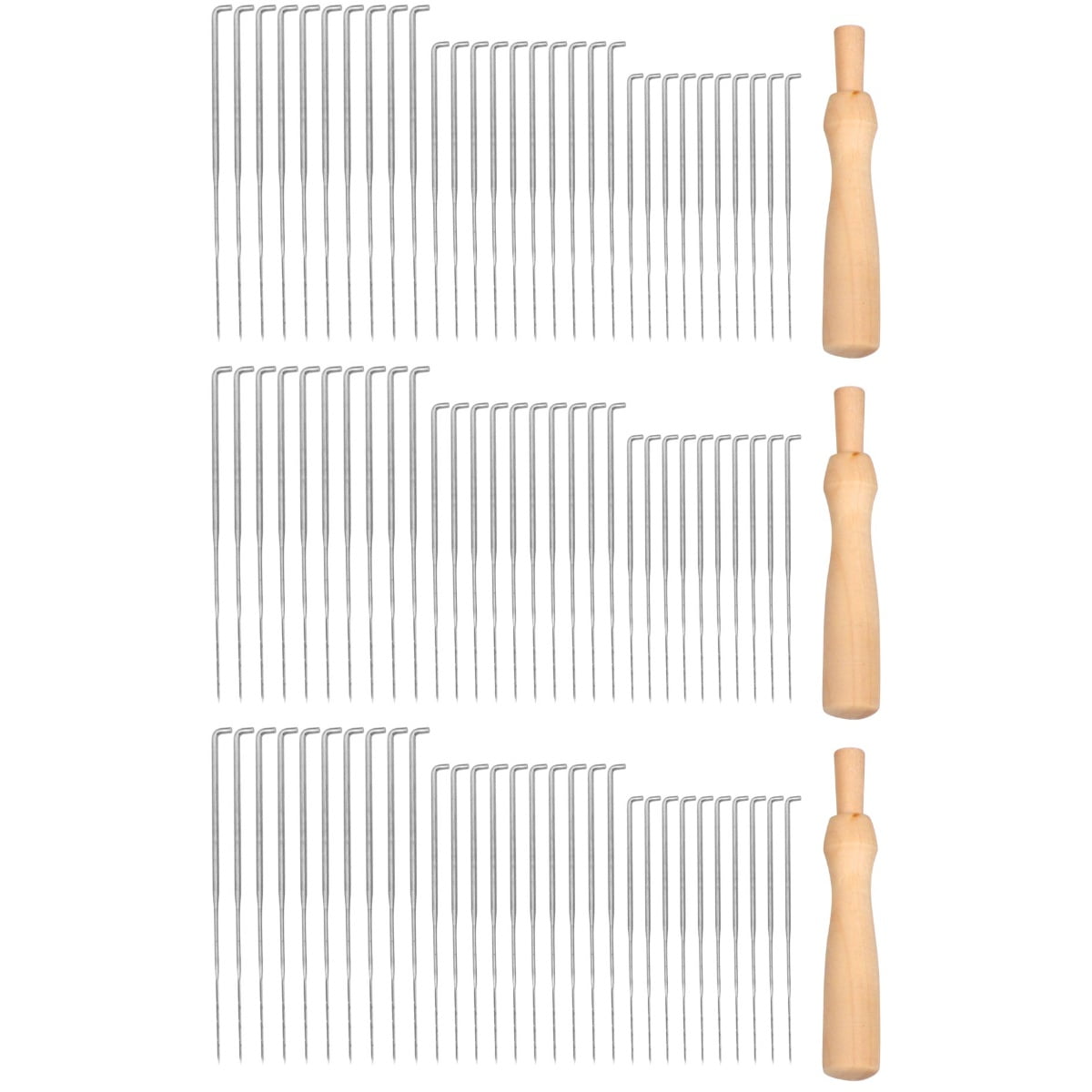 96 Pcs in 1 Set Needle Felting Tool Felting Stitch Punch Tool Wool Felt ...