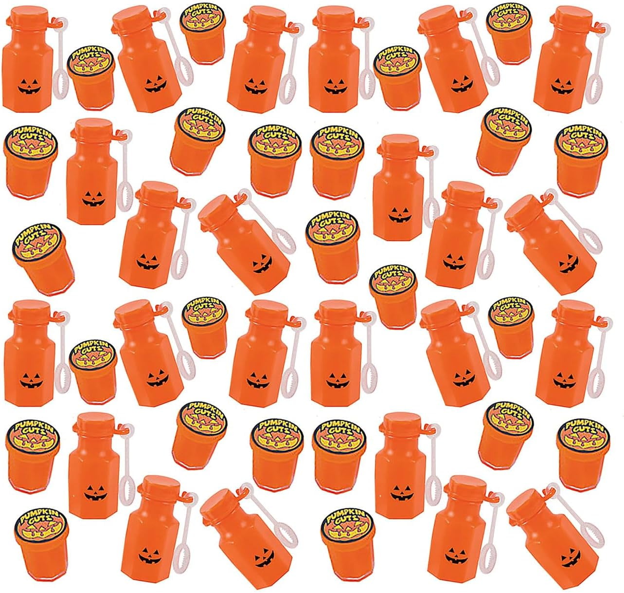 96 Piece Pumpkin Slime/Putty/Bubbles Small Toy Set - Pumpkin Guts Putty ...