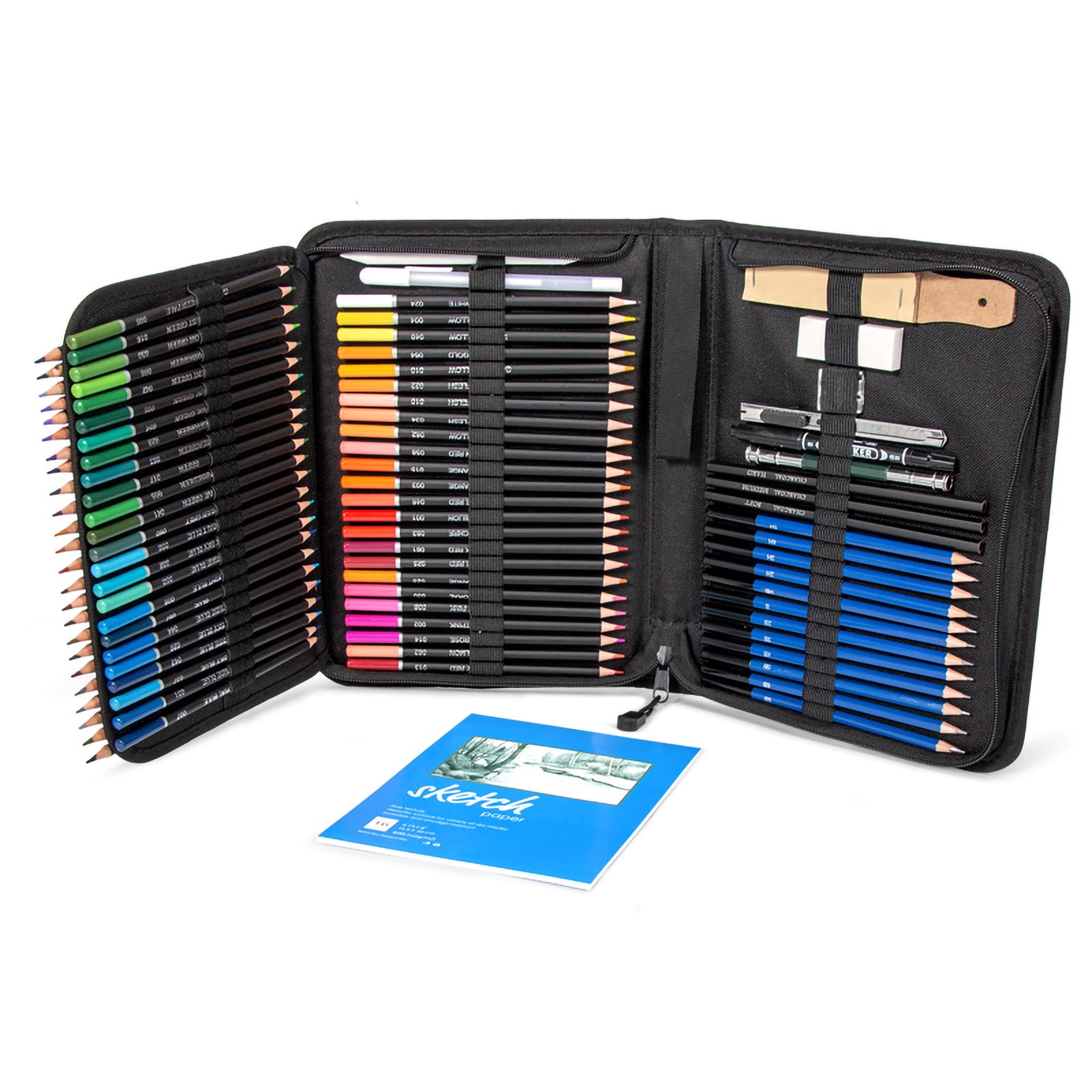 96 Pieces Drawing and Art Supplies Kit for Kids and Adults, Sketch Gift ...