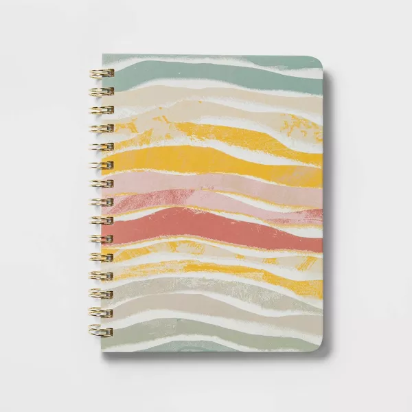96 Sheet Ruled 5.75"x8" Spiral Wave - Walmart.com