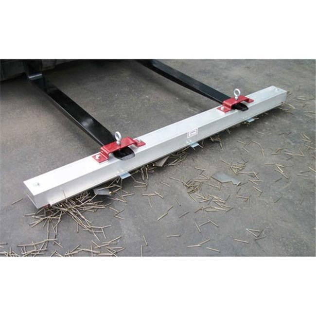 96 in. Double Strength Load Release Road Mag Sweeper - Silver ...