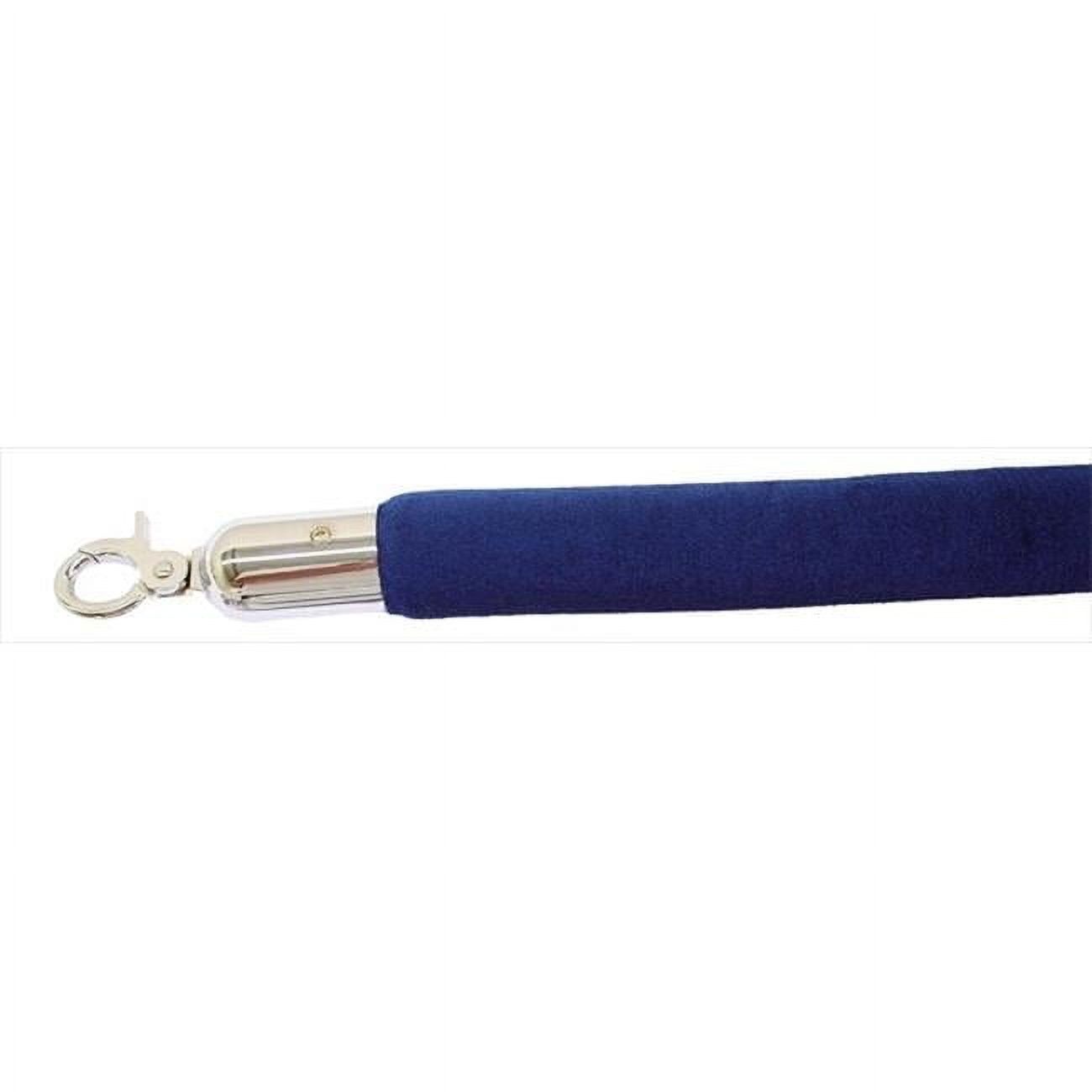 96 in. Velour Rope with Mirror Closable Hook - Blue - Walmart.com