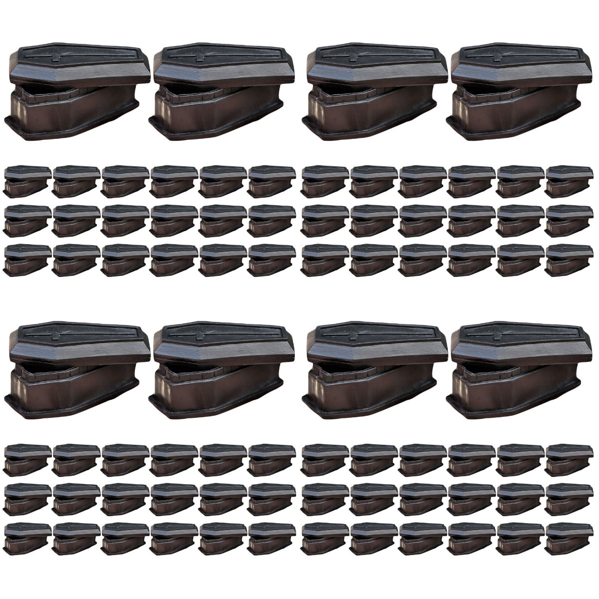96 pcs Miniature Coffin Boxes Halloween Coffin Treat Boxes Coffin Box ...