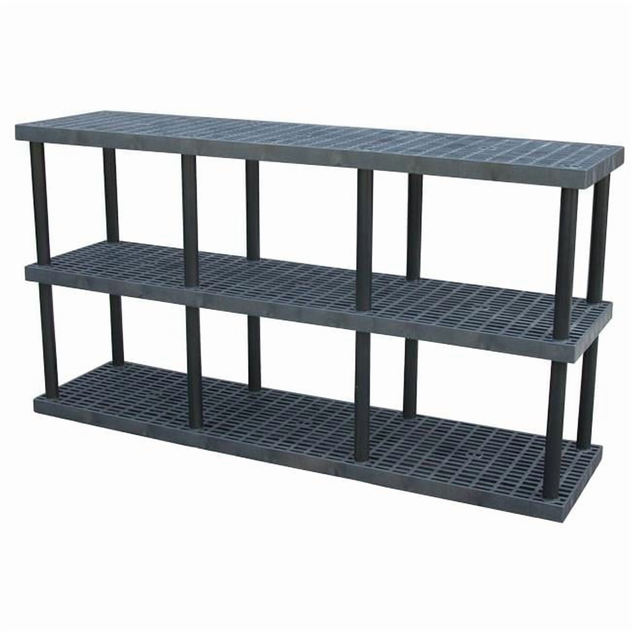 96 x 24 in. Plastic Bulk Shelving & Storage - 3 Shelf - Walmart.com