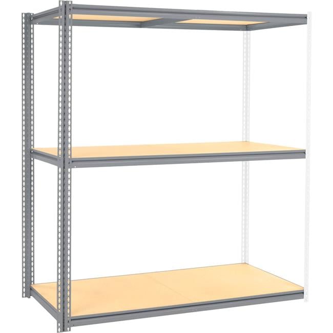 96 x 72 x 48 in. High Capacity 3 Levels Add-On Rack with Wood Deck ...