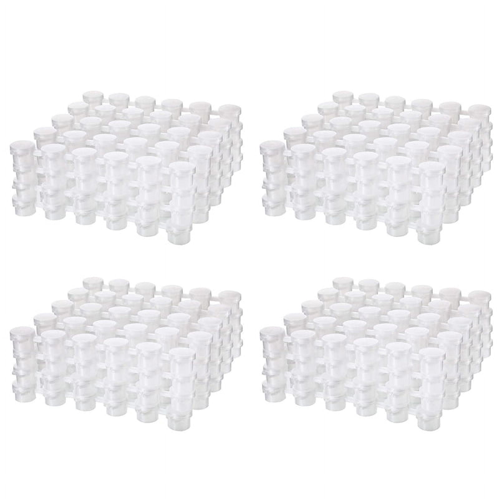 96 x empty paint pots-transparent - Walmart.com