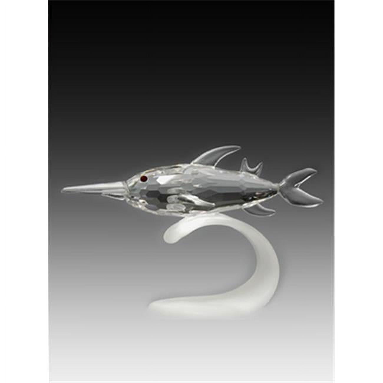 960-65 4.33 L x 2.87 H in. Crystal Swordfish Sea Figurines - Walmart.com
