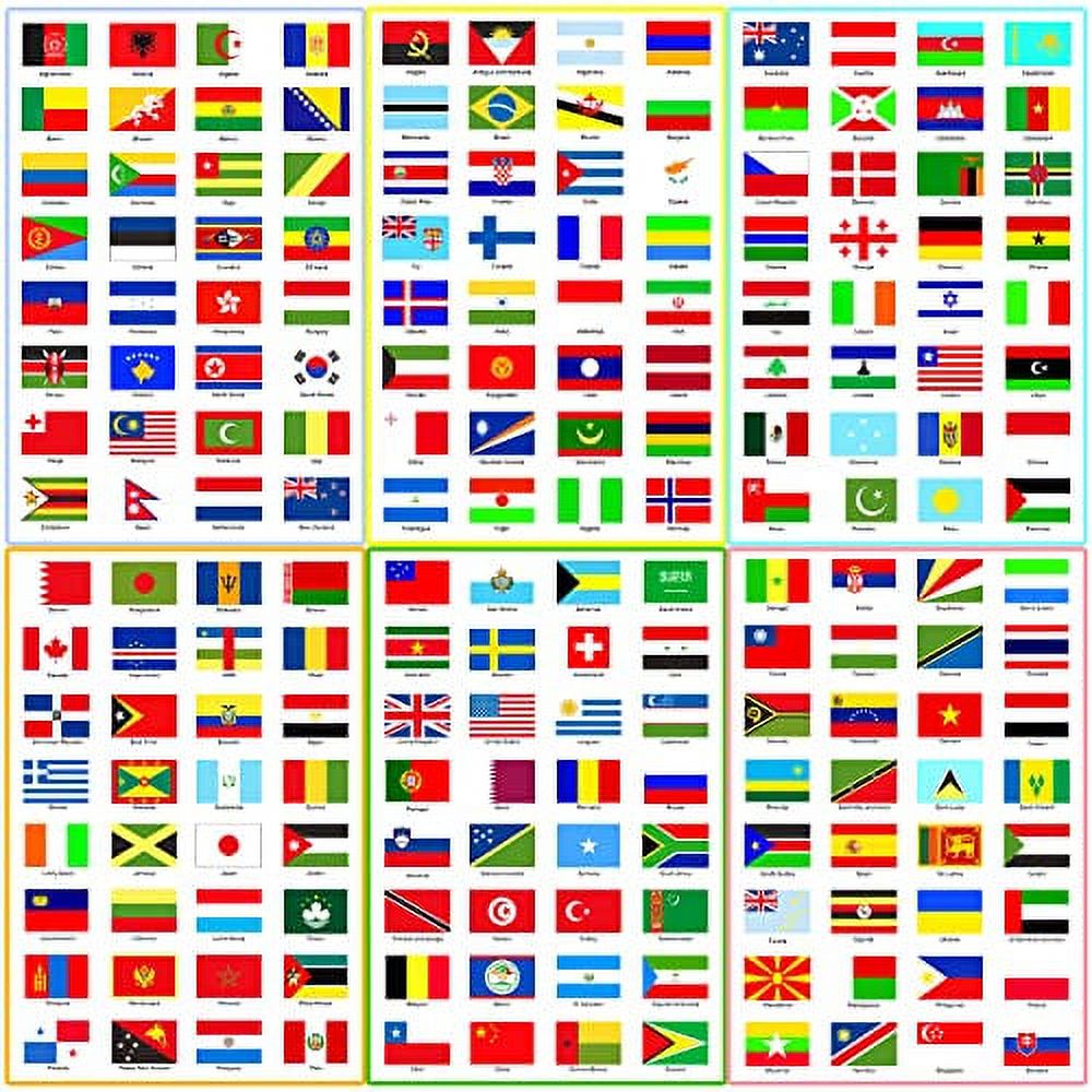 960 Pieces World Flag Stickers Flag Stickers Country Sticker Country ...