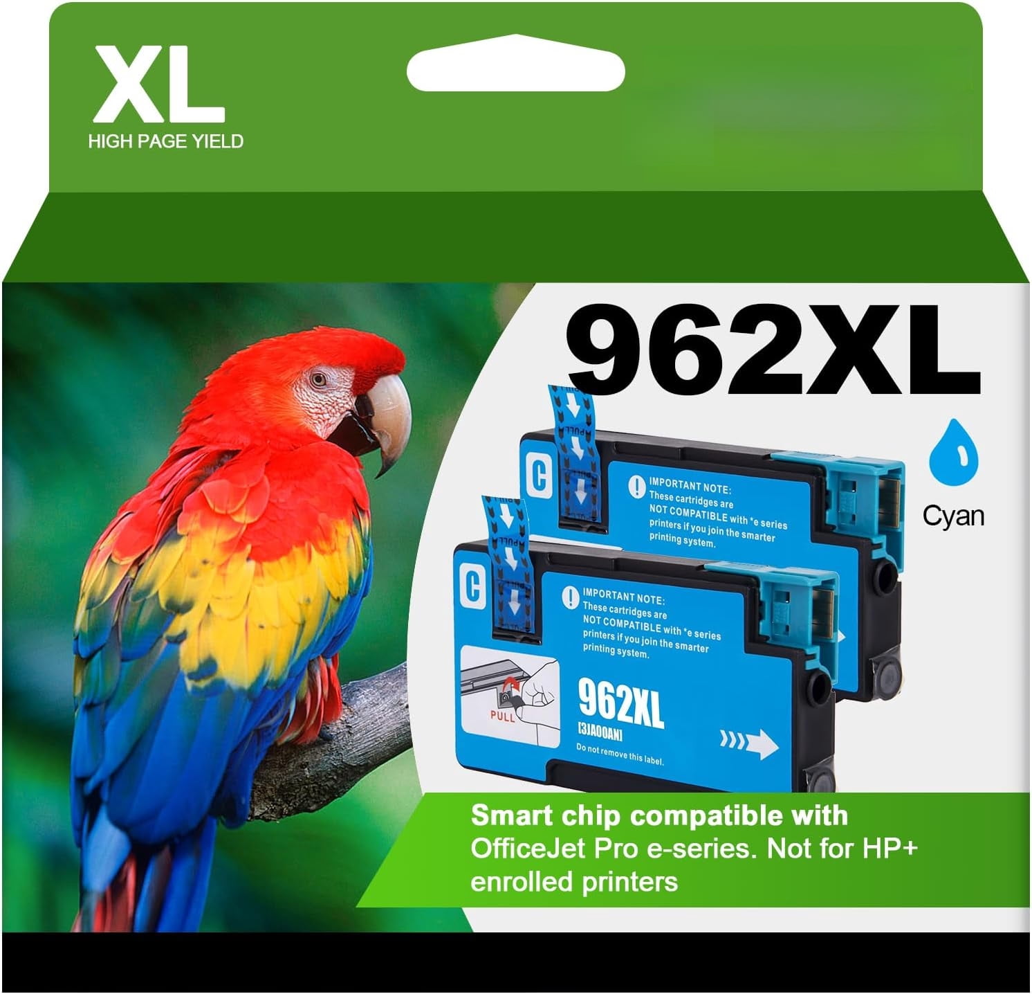 962XL Cyan Ink Cartridges Combo Pack Replacement for HP 962 962XL for ...