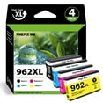 962XL Ink Cartridge Compatible for HP 962 XL 962 Printer Ink 4 Pack for ...