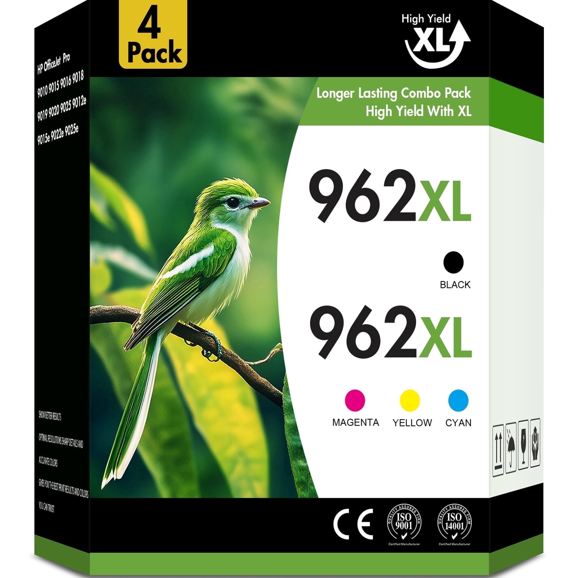 962 XL Ink Cartridge Compatible for HP 962 Ink Cartridge Combo Pack for ...