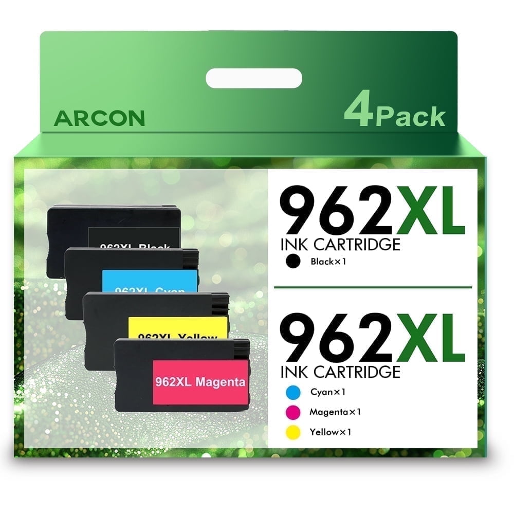 962XL Ink Cartridge Compatible for HP 962 962XL Printer Ink Combo Pack ...