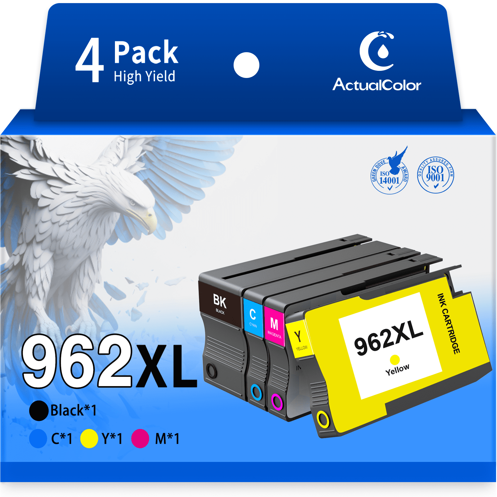 962XL Ink Cartridge for HP 962 XL 962XL Combo Pack for Use with HP ...