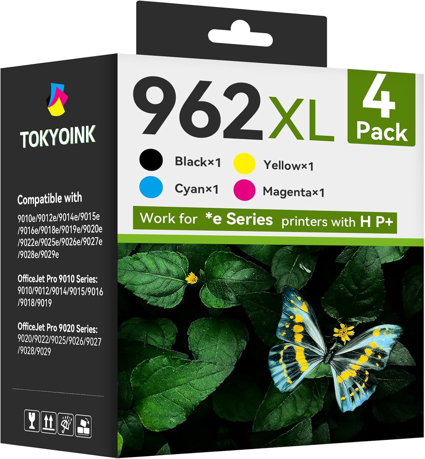 962XL Ink Cartridges Combo Pack Compatible Replacement for HP hp962 962 ...