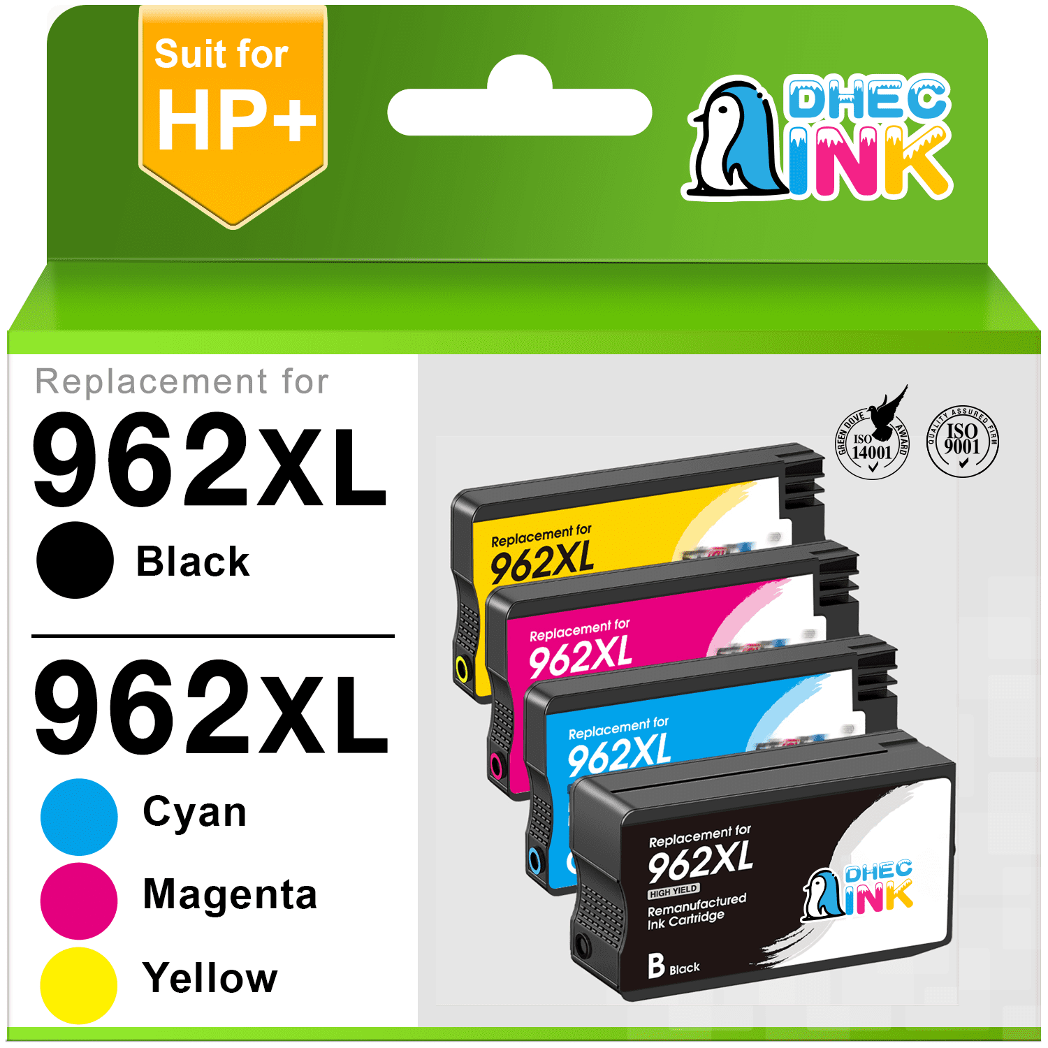 962XL Ink Cartridges for HP 962 XL 962XL Ink Cartridge Combo Pack for ...