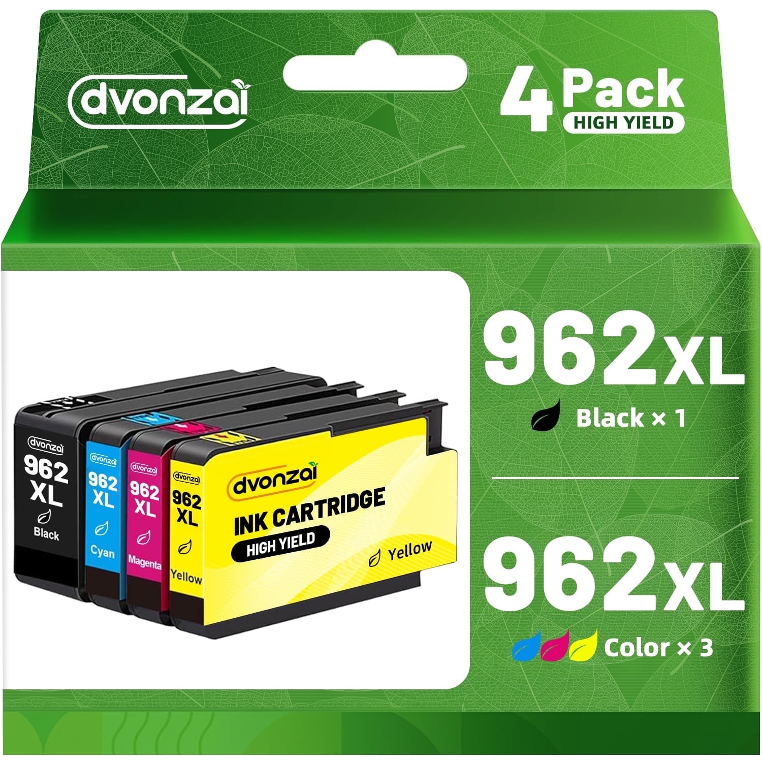 962 Ink Cartridge Compatible with HP 962XL for HP Officejet Pro 9015e ...