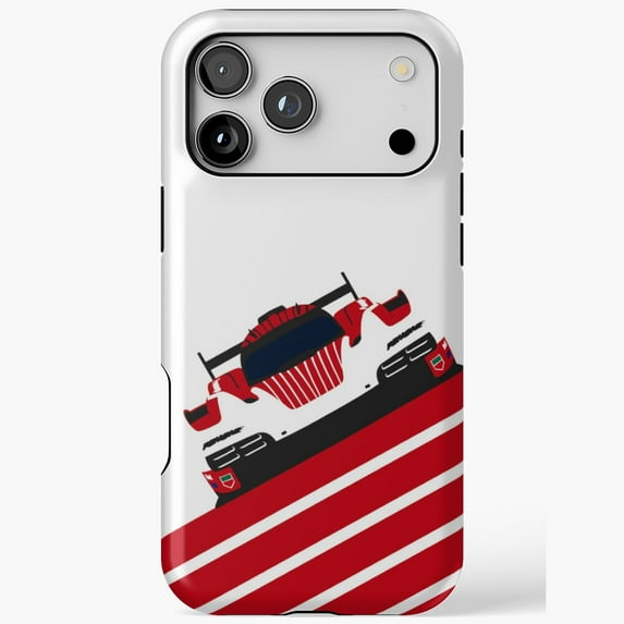 963 LMDh hypercar race art style iPhone Case 17 through 11 Pro Max ...