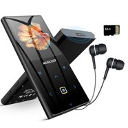 JOLIKE Small Wireless MP3 Player 16GB Bluetooth Portable Touch Screen ...