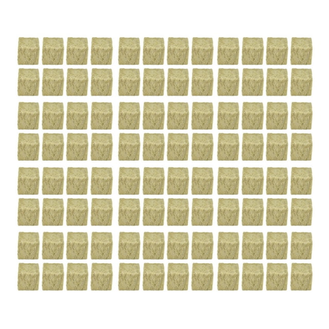 96PCS Plant Seedling Block Stonewool Grow Block Starter Plugs Garden ...