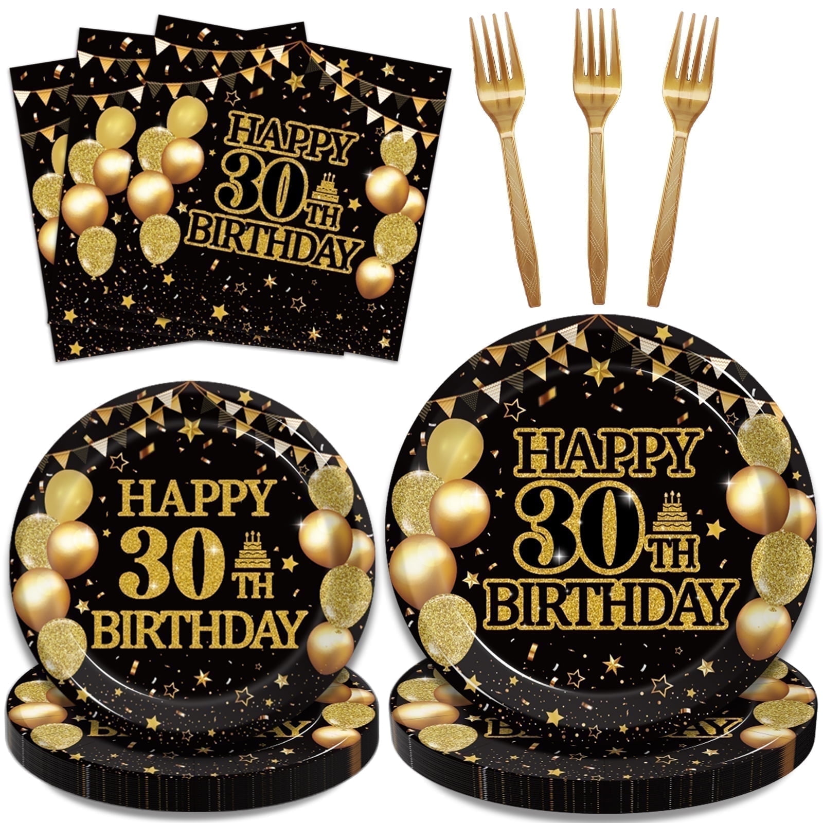 96Pcs 30th Birthday Theme Birthday Decorations，Back in 1995 Birthday ...