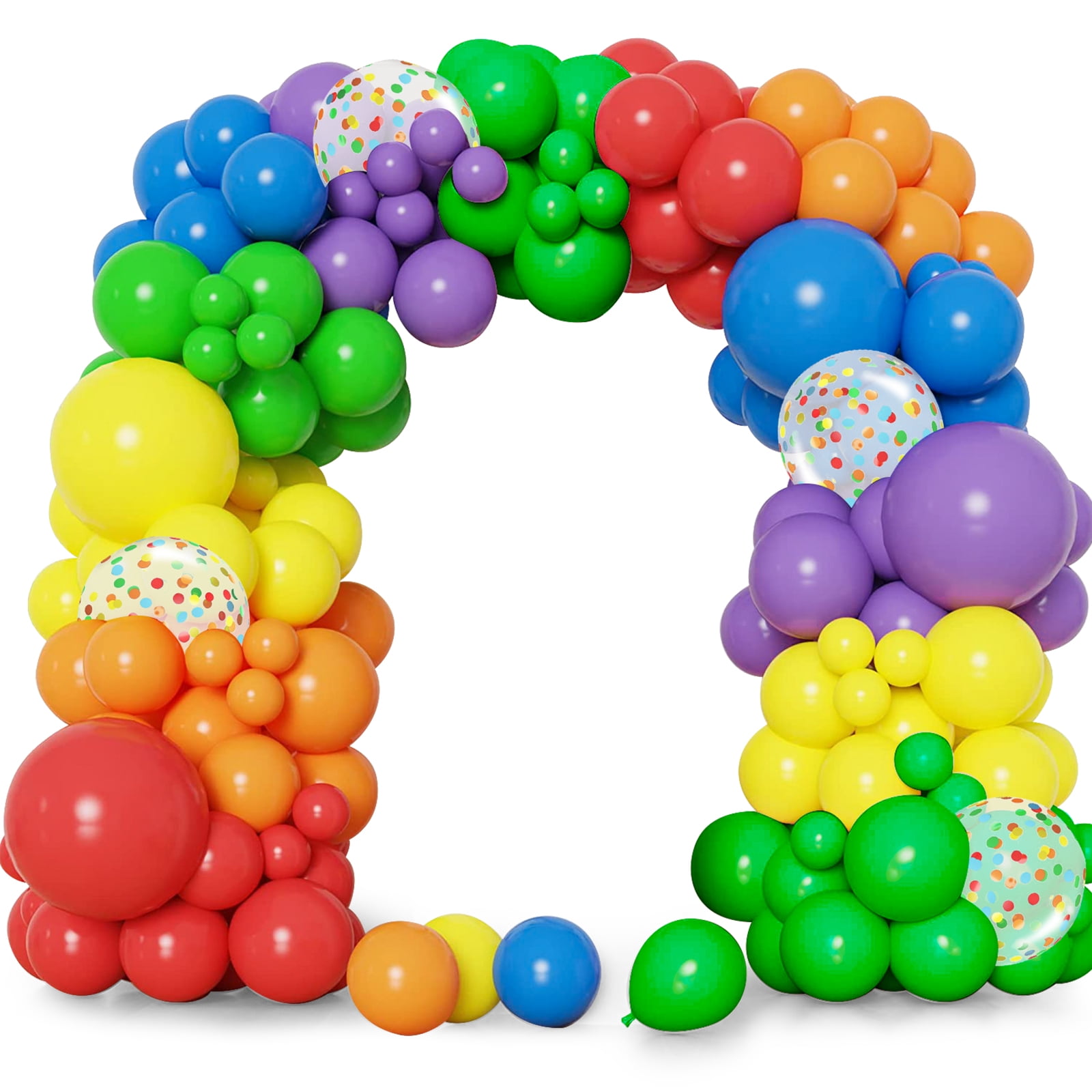 96Pcs Balloons Arch Garland Kit Reusable Colorful Balloons Set DIY ...