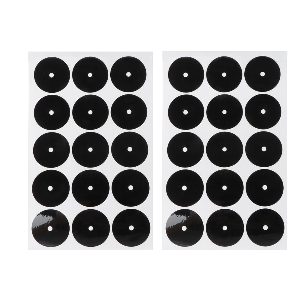 96Pcs Pool Table Marker Pool Table Black Marking Spots Marker Billiard ...