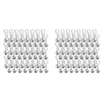 96Pcs Set Disco Ball Keychain Mirror Keyring Reflective Ball Key Chain ...