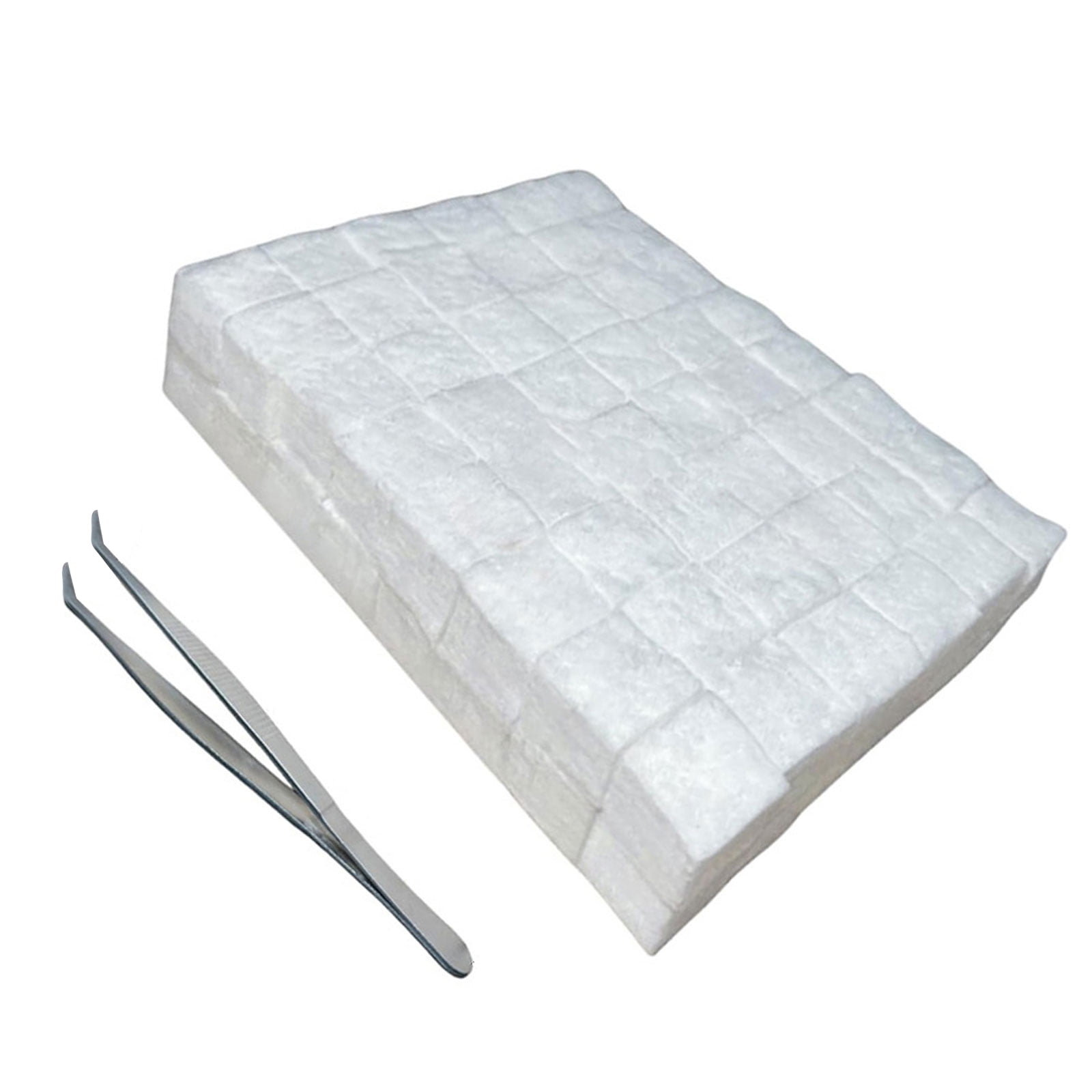 96Pcs Small Ceramic Wool Wicks Table Top Firepit Sponges Cotton Cores ...