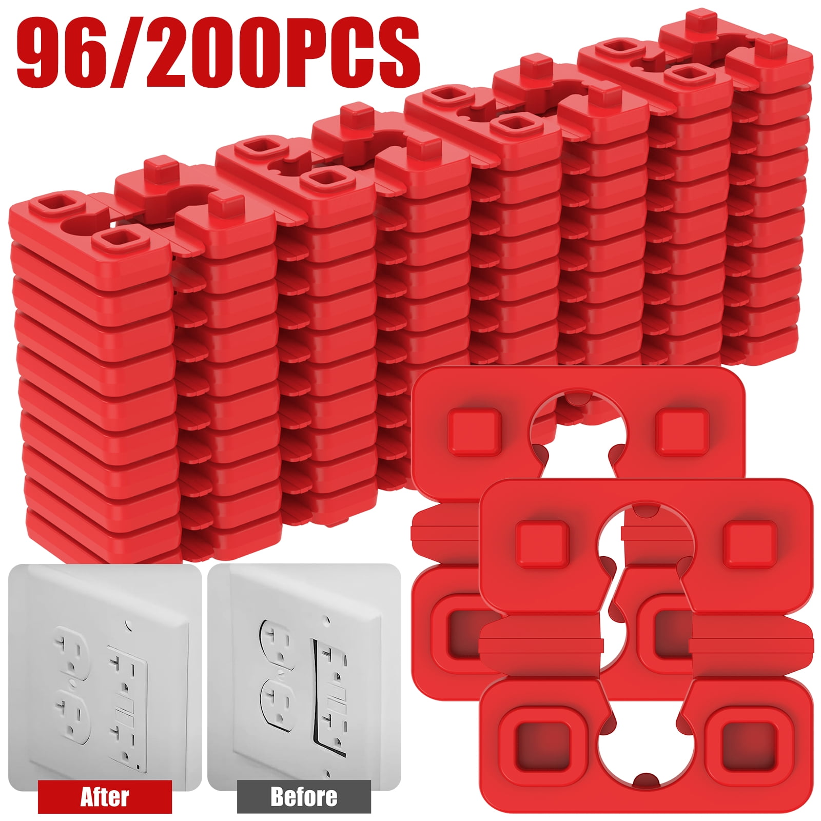 96Pcs Switch Receptacle Spacers Portable Electrical Socket Spacer Set ...